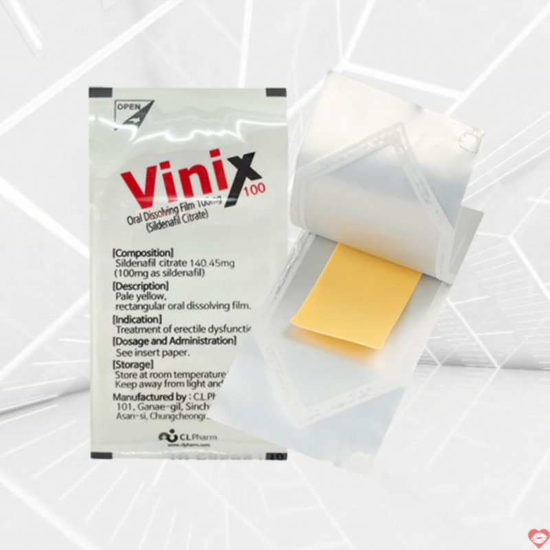 Tem ngậm Vinix 100mg Hàn Quốc kéo dài thời gian quan hệ nam