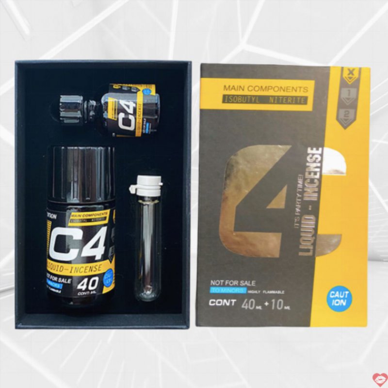 Combo popper C4 vàng 50ml chai 40ml + 20ml mạnh mẽ tiết kiệm dùng lâu